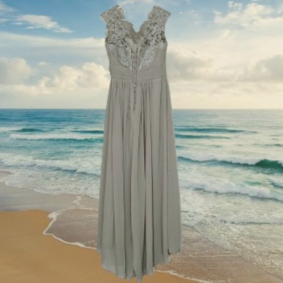 Su Dress | Dresses | Su Dress Sz 8 Nwt Chiffon Overlay High Low Soft ...